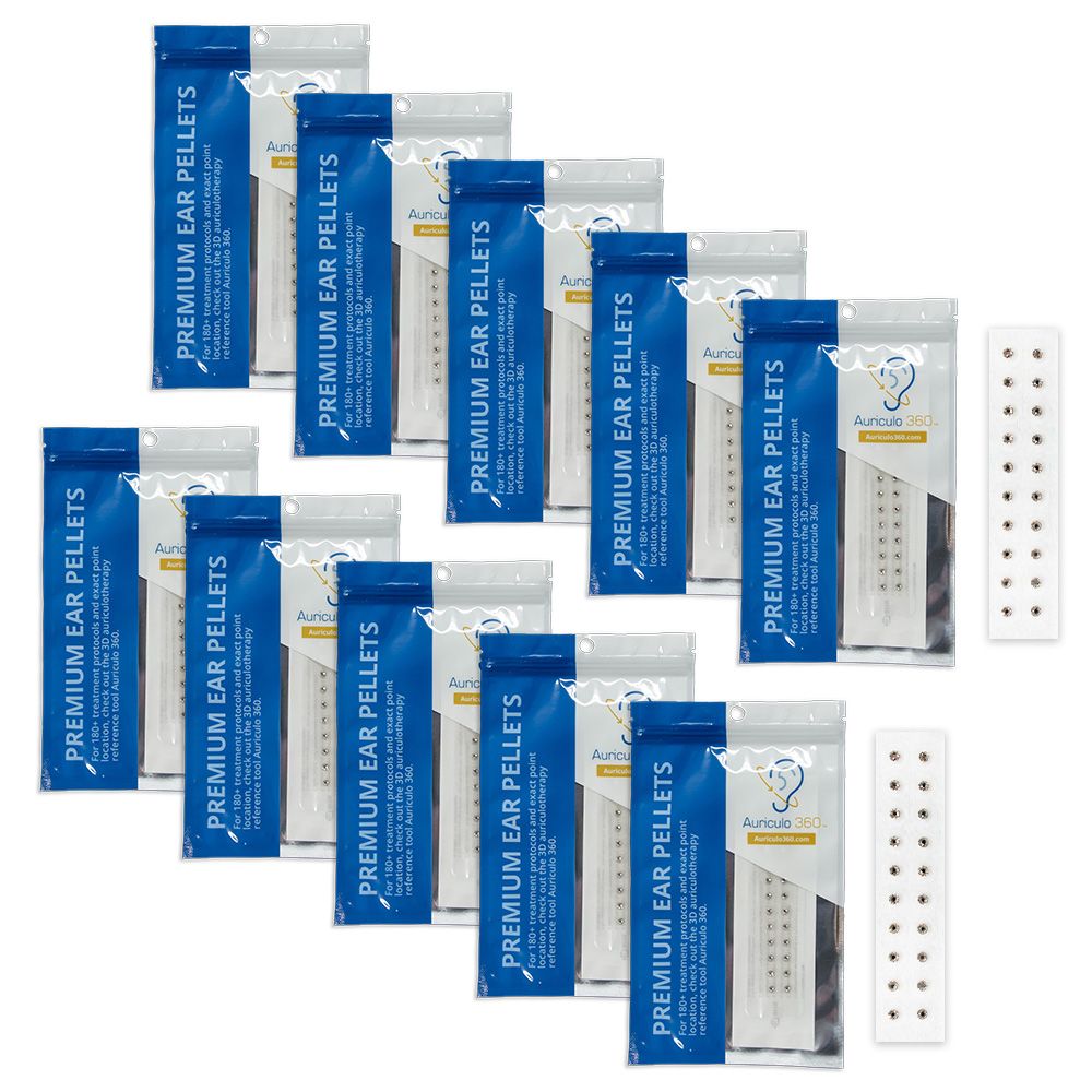 Auriculo 360 Premium Swarovski Crystal Ear Pellets - Reseller 10 Pack