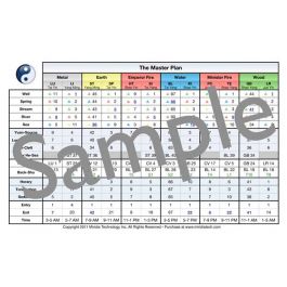 The Master Plan Acupuncture Reference Card