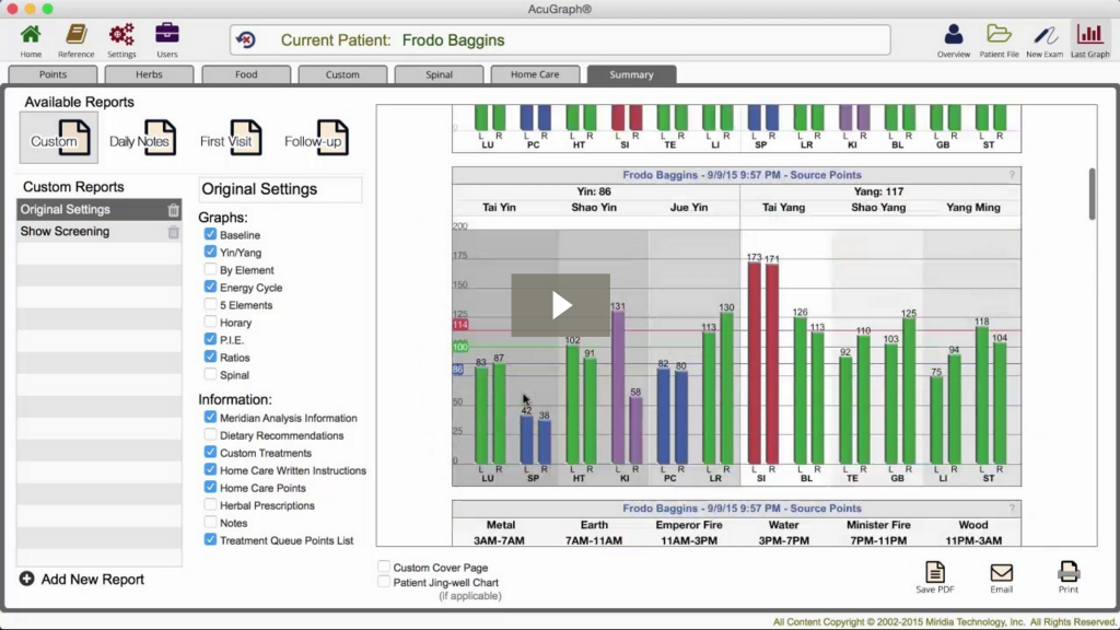 AcuGraph 5 Video Training: Printing and Emailing