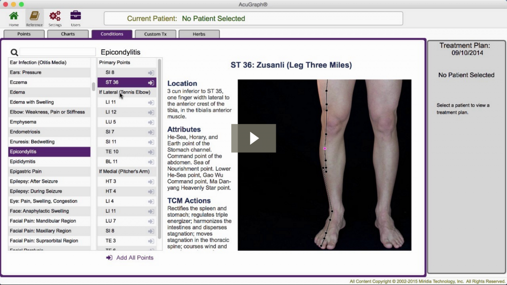 AcuGraph 5 Video Training: Reference - Acupuncture Technology News