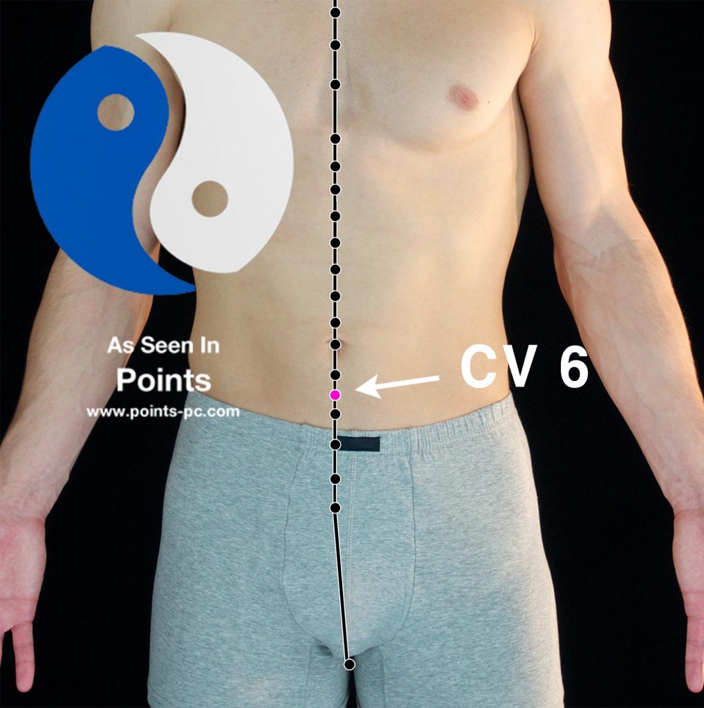 Acupuncture Point: Conception Vessel 6 (CV 6) - Acupuncture Technology News