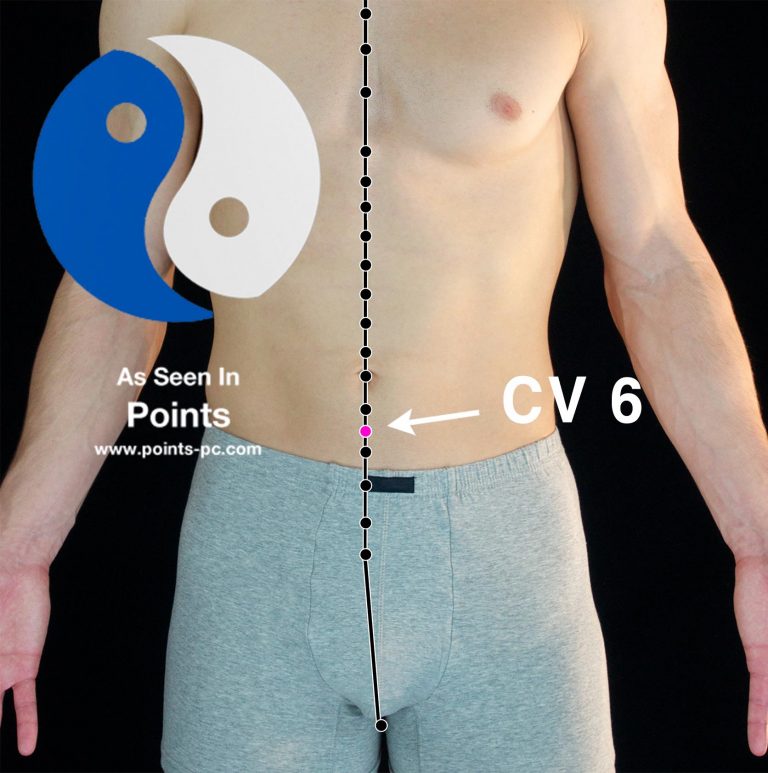 Acupuncture Point: Conception Vessel 6 (CV 6) - Acupuncture Technology News