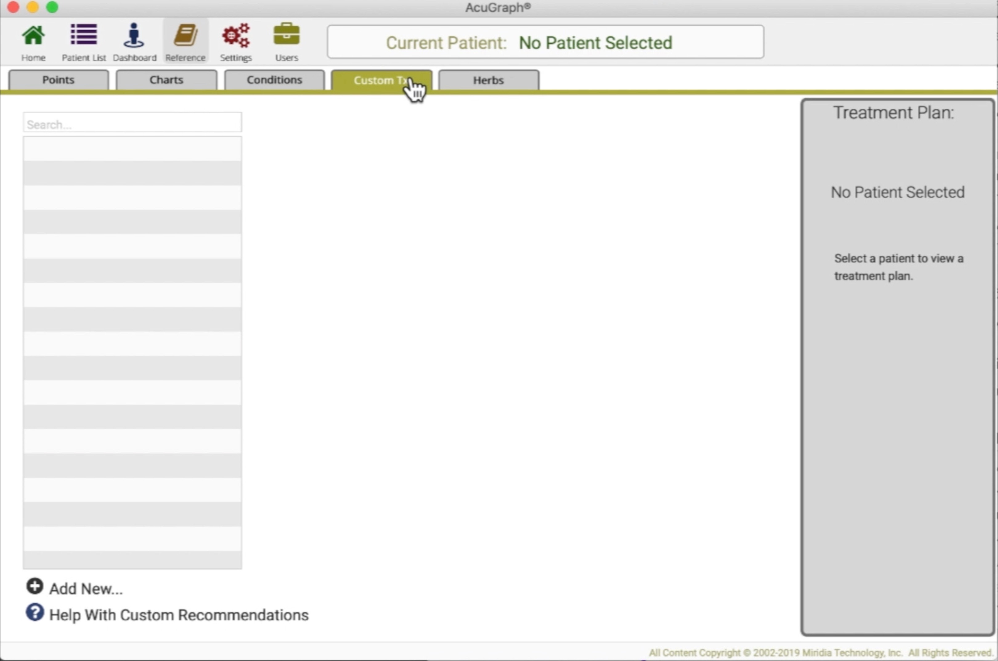 New AcuGraph 5 Feature: Custom Treatments - AcuGraph
