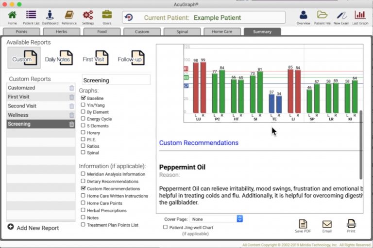 New AcuGraph 5 Feature: Custom Treatments - AcuGraph